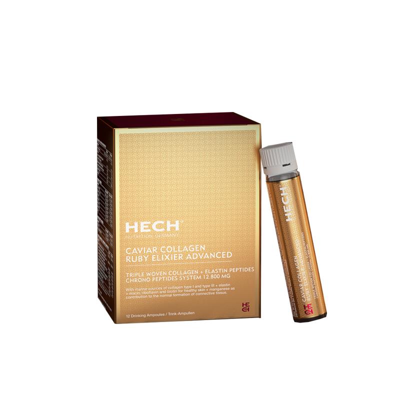 赫熙(HECH)胶原蛋白肽液态饮口服液 12支/盒价格_评价_功效_说明书-美容美体网