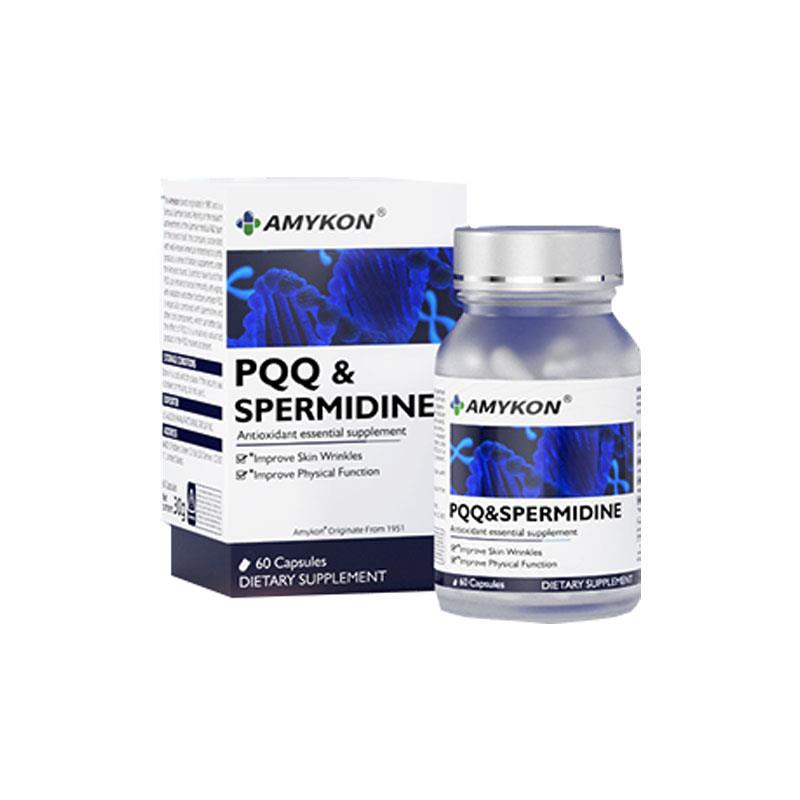 安美心(AMYKON)PQQ亚精胺线粒体胶囊60粒/瓶价格_评价_功效_说明书-美容美体网