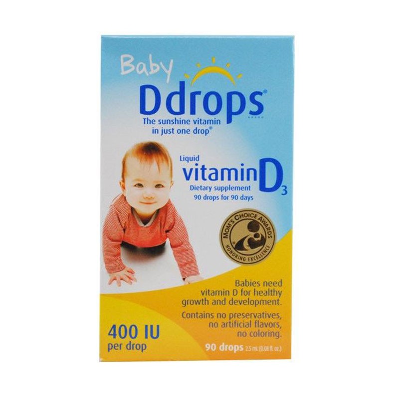 加拿大Baby_Ddrops(Baby_Ddrops)婴儿维生素D3滴剂【美国版】1.7ml（60滴）价格_评价_功效_说明书-美容美体网